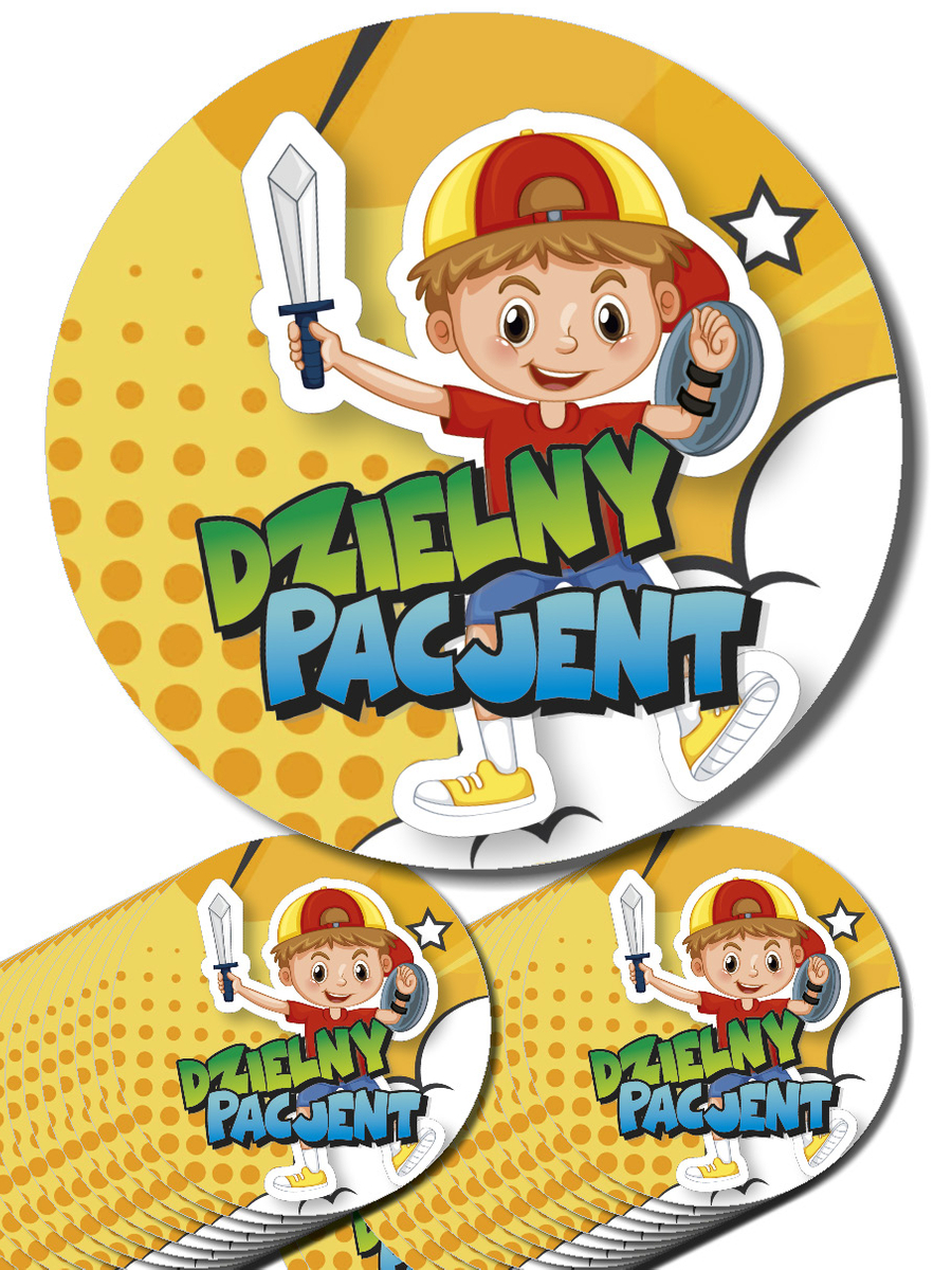 Naklejki Dzielny Pacjent Super bohaterowie - DP011 - 45sztuk dp011 | Dzielny Pacjeny \ Ogólny ...